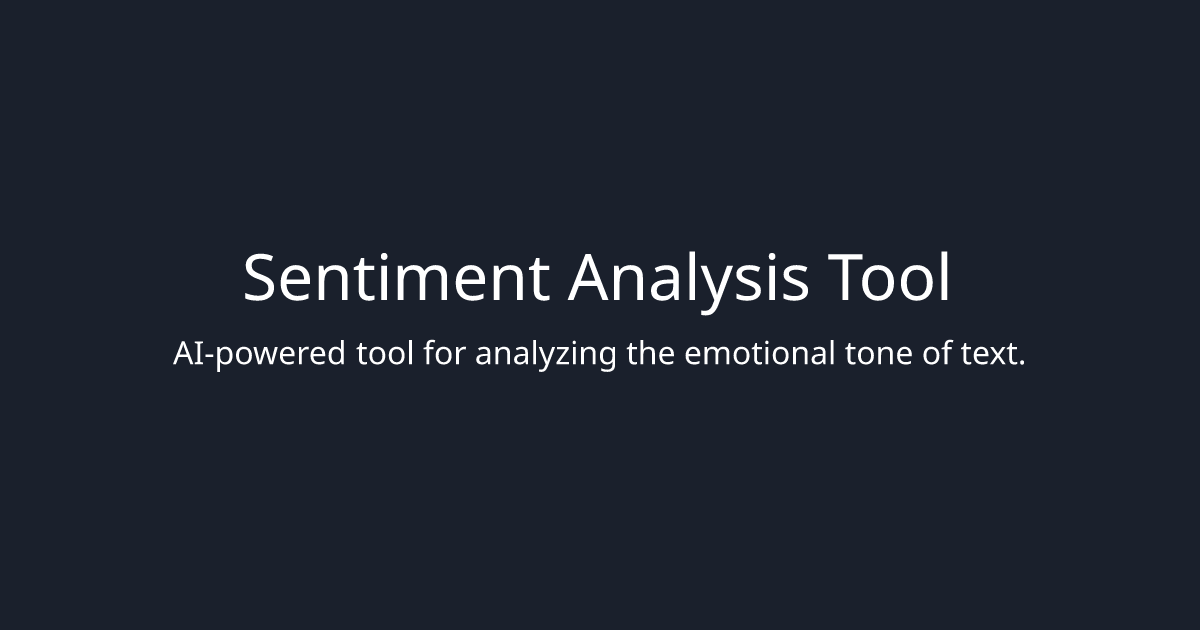 Sentiment Analysis Tool | NicheProwler