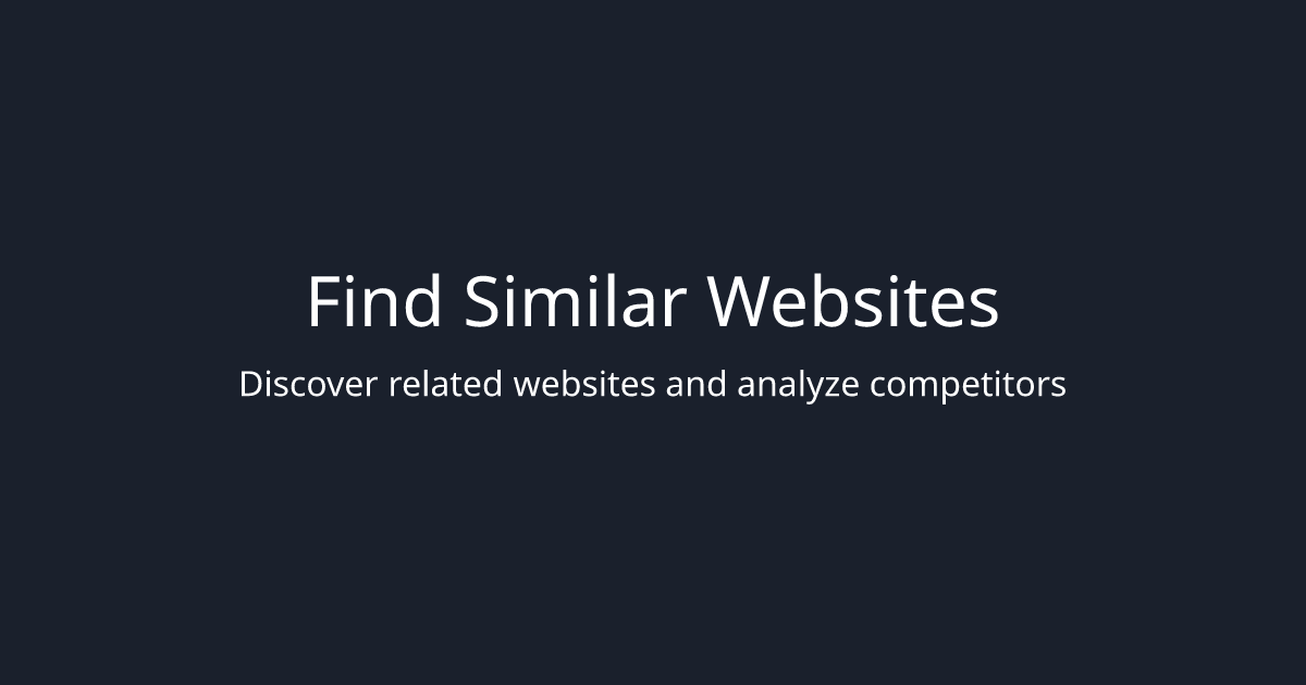 Find Similar Websites | Find Related Sites | NicheProwler